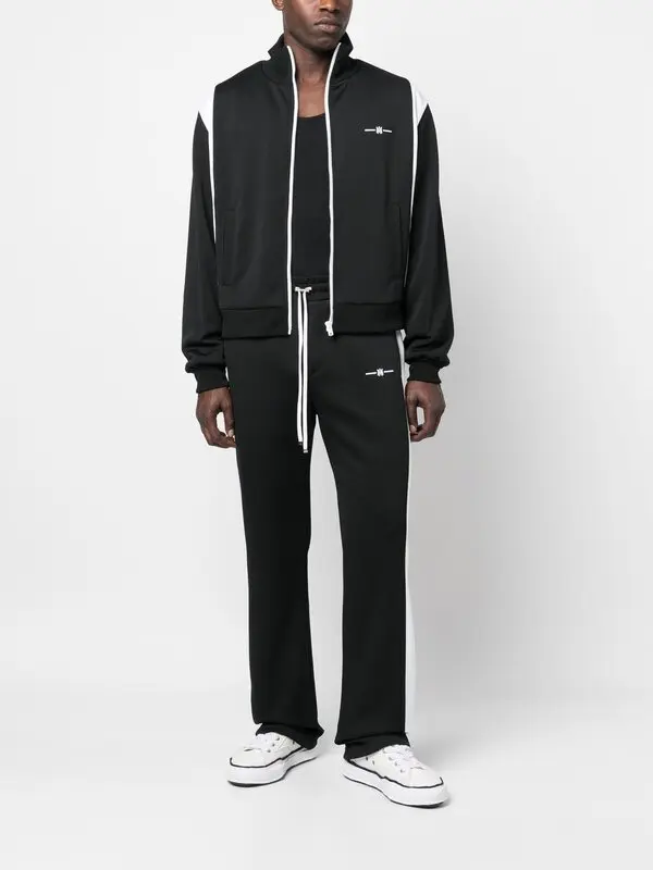 Amiri Logo-print Zip-up Sweatshirt