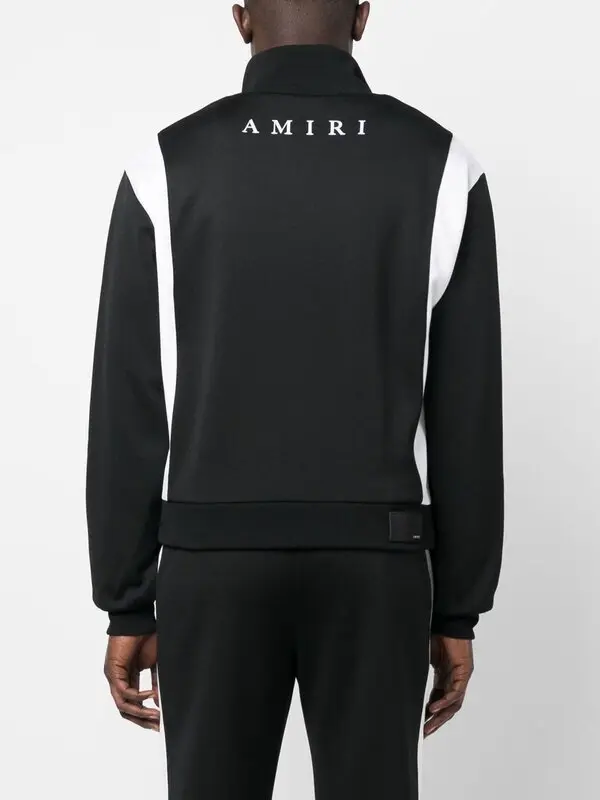 Amiri Logo-print Zip-up Sweatshirt