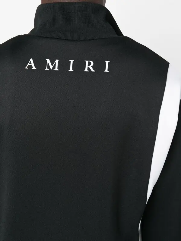 Amiri Logo-print Zip-up Sweatshirt