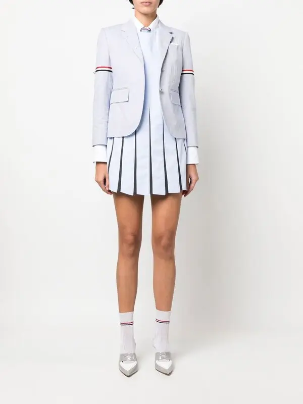 Thom Browne Vertical Stripe Single-breasted Blazer