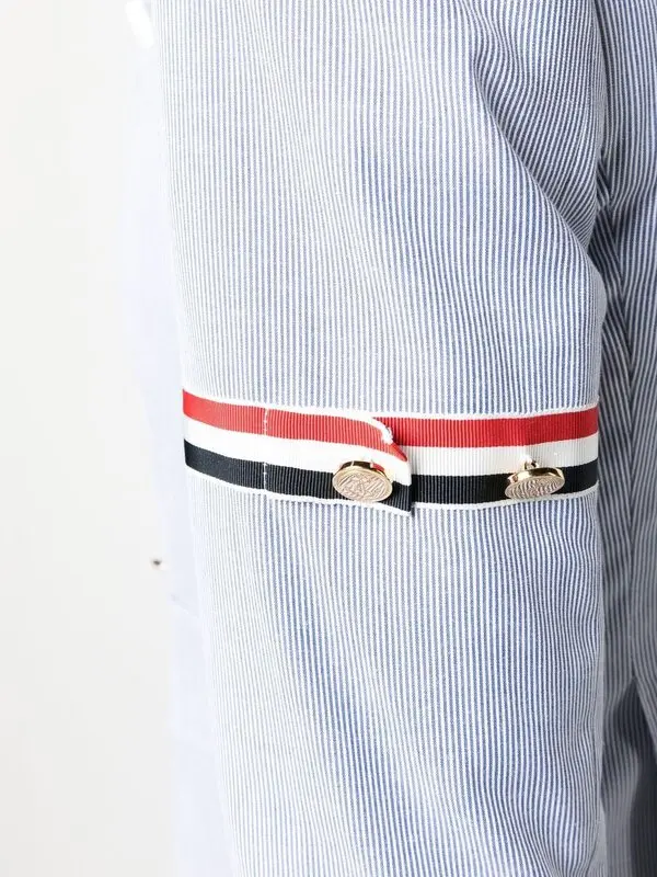 Thom Browne Vertical Stripe Single-breasted Blazer