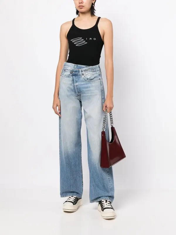 IRO PARIS Logo-print Tank Top - Black