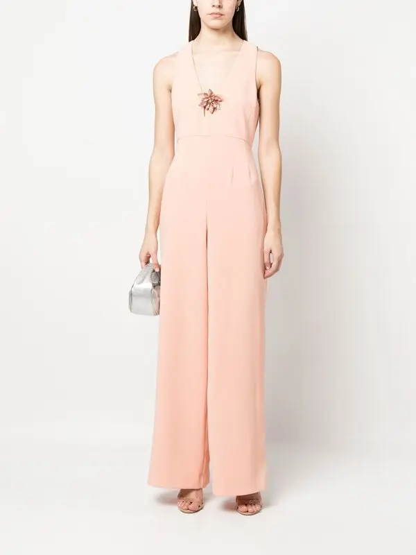 Pinko Flower Appliqué Jumpsuit
