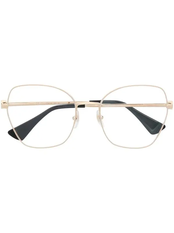 CARTIER Cat-eye Two-tone Glasses - Gold
