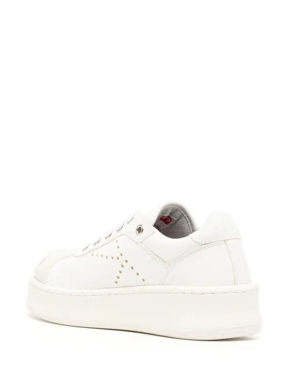 Kenzo Contrasting-toecap Low-top Sneakers - White