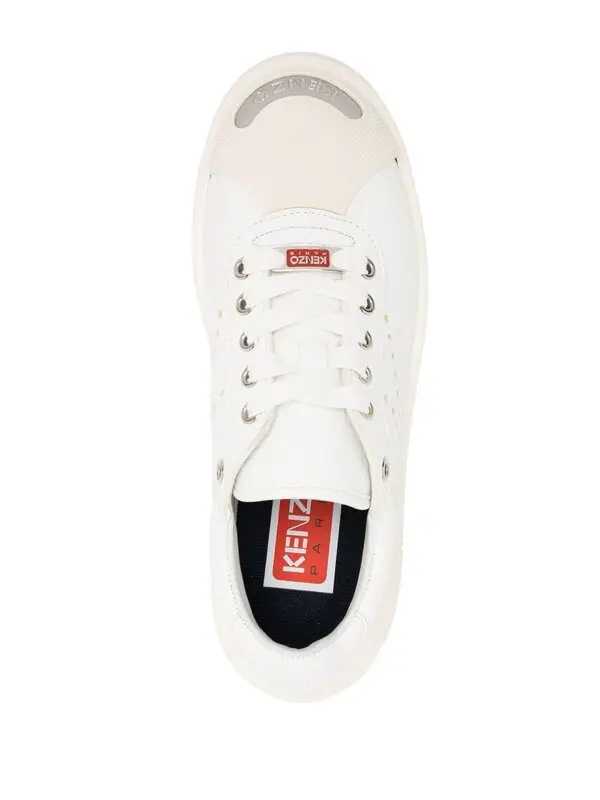 Kenzo Contrasting-toecap Low-top Sneakers - White