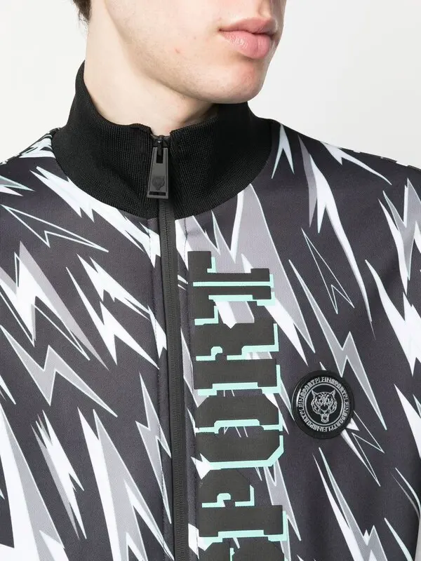 PLEIN SPORT Lightning Bolt-print Track Suit