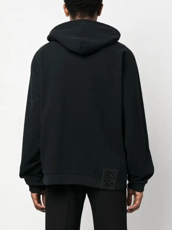 Raf Simons Monogram-print Hoodie
