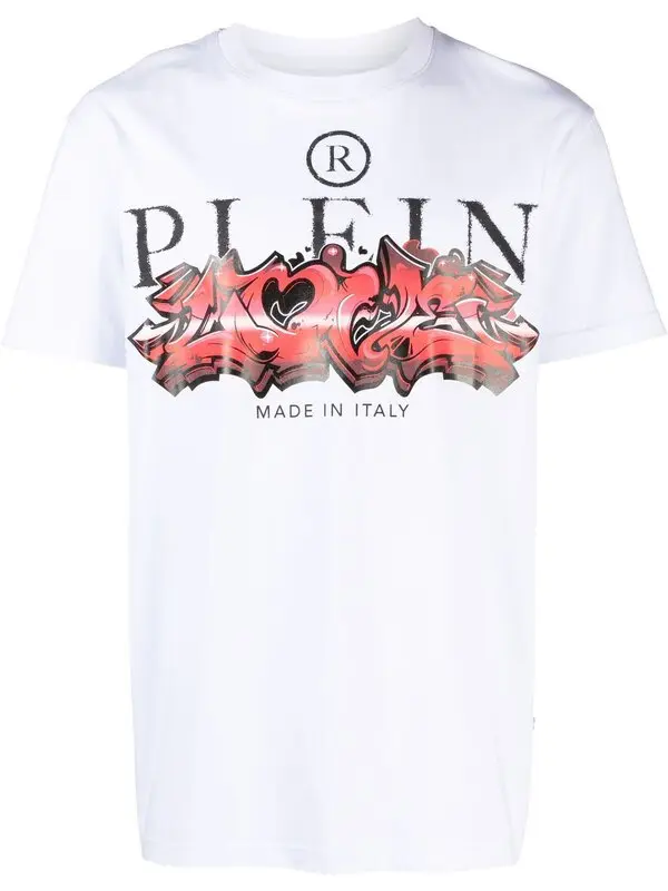 Philipp Plein Logo-print Cotton T-shirt - White