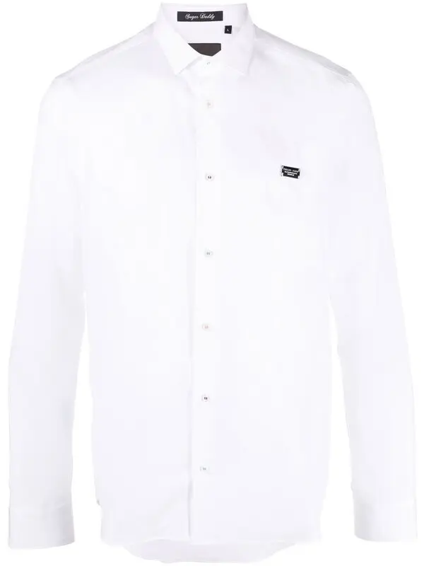 Philipp Plein Gothic Banner Long-sleeve Shirt