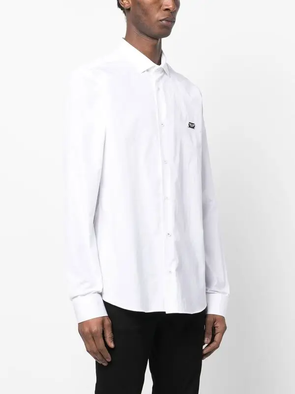 Philipp Plein Gothic Banner Long-sleeve Shirt