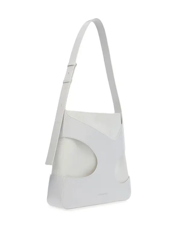 FERRAGAMO Textured Leather Shoulder Bag