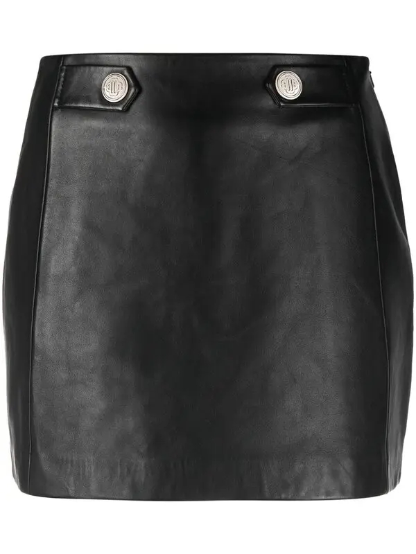 Maje Button-detail Mini Skirt