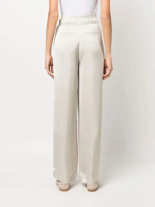 Brunello Cucinelli Elasticated-waistband Trousers - Neutrals