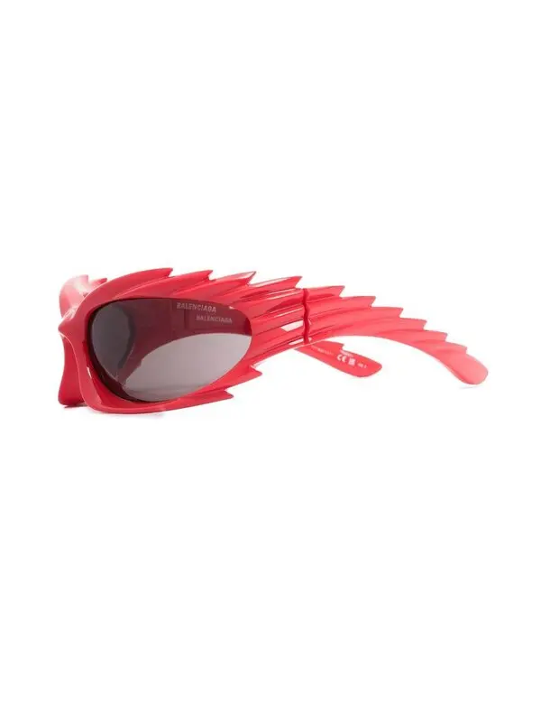 Balenciaga Serrated Geometric-frame Sunglasses