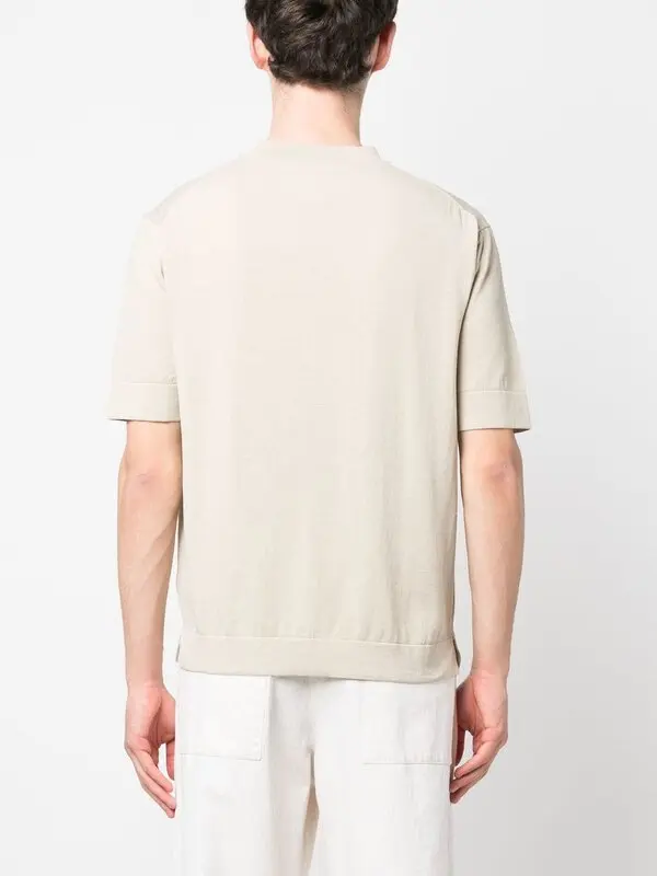 DELL'OGLIO Chest-pocket Plain T-shirt
