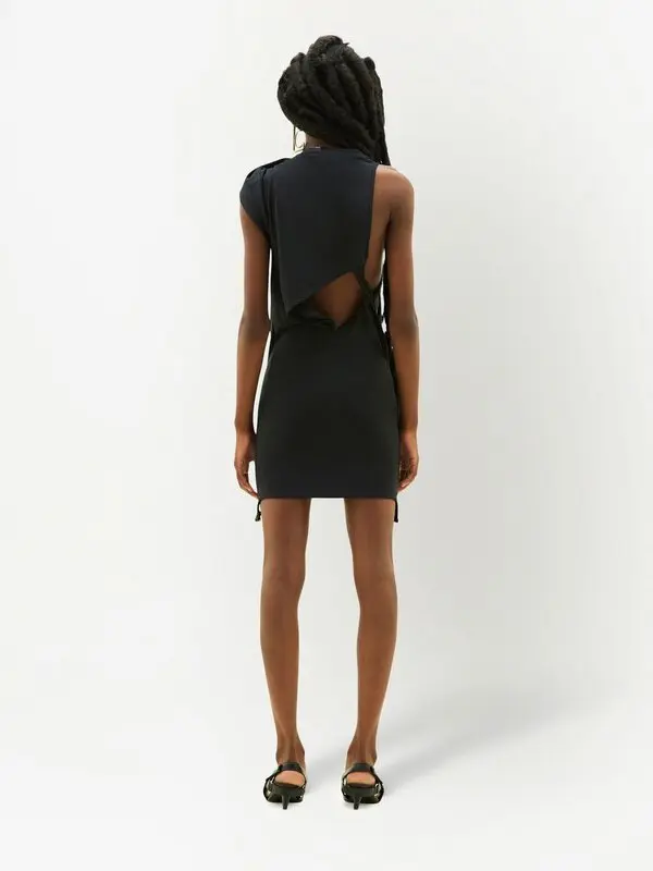 Courreges Cut-Out Mini Dress - Black - 32% Off | Editorialist
