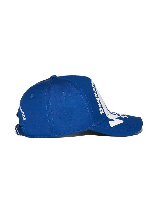 Dsquared2 Cotton Logo Print Baseball Cap