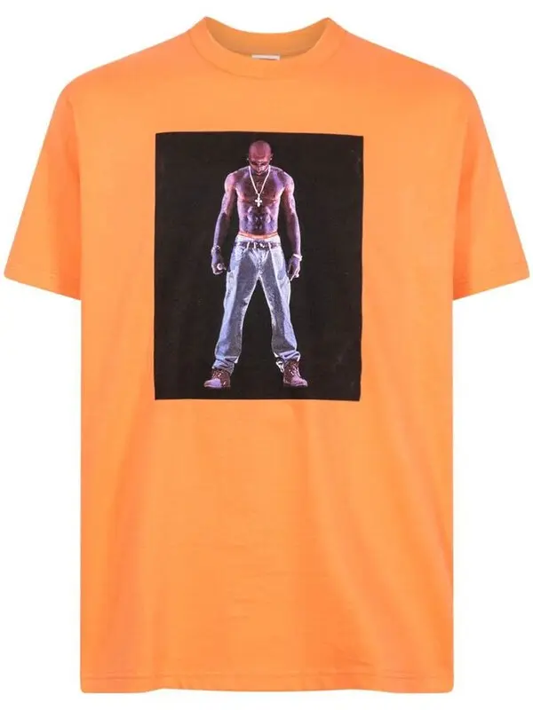 Supreme Tupac Hologra Graphic-print T-shirt