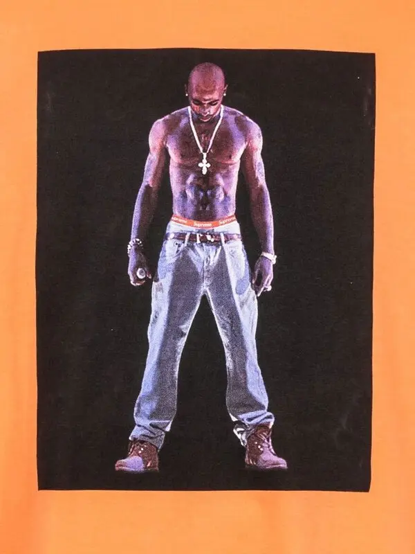 Supreme Tupac Hologra Graphic-print T-shirt