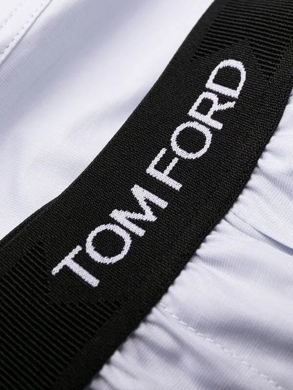 TOM FORD Logo-waistband Boxers - Neutrals