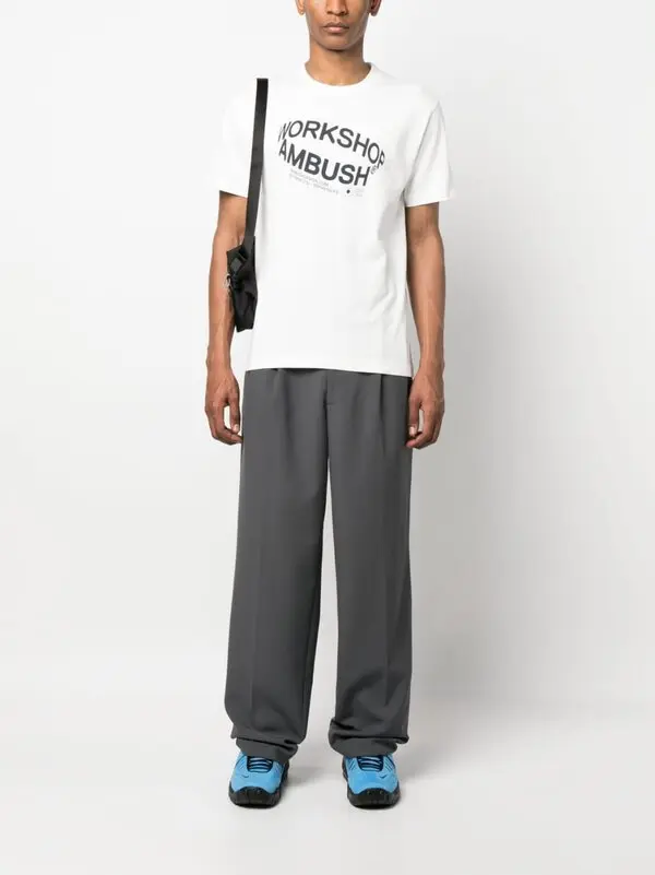 AMBUSH Logo-print Cotton T-shirt - White