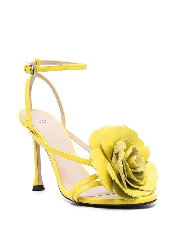 N°21 110mm Rose-embellished Sandals