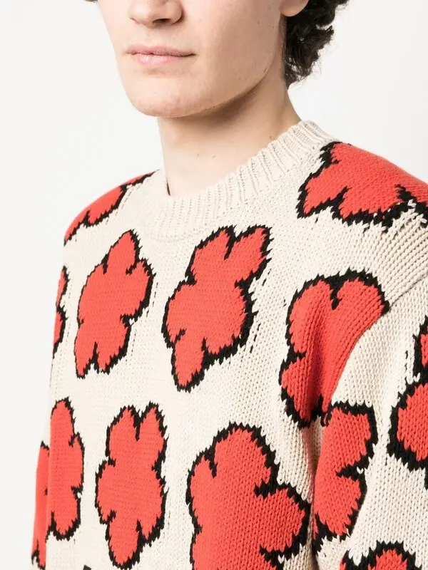 Kenzo Boke Flower Cotton Jumper - Neutrals