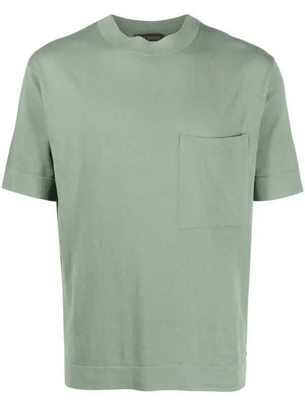 DELL'OGLIO Crew-neck Cotton T-shirt