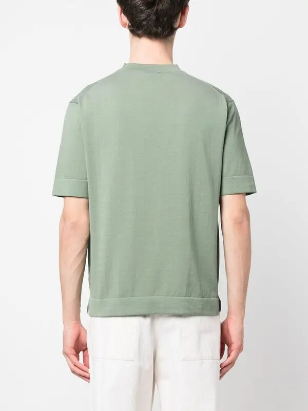 DELL'OGLIO Crew-neck Cotton T-shirt