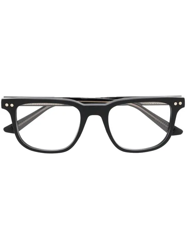 Montblanc Logo Square Frame Eyeglasses - Black
