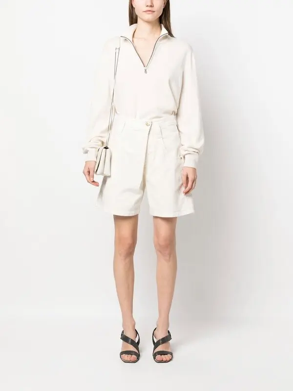 Brunello Cucinelli Wide-leg Denim Shorts