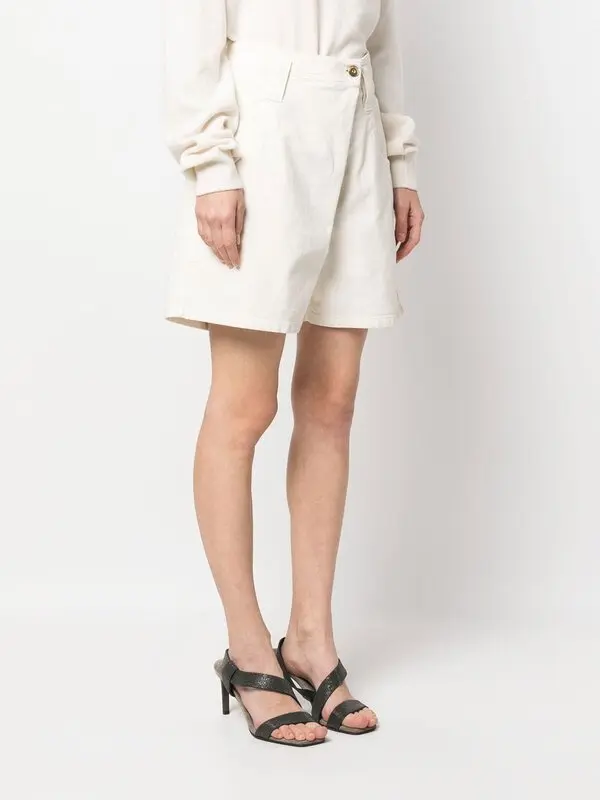 Brunello Cucinelli Wide-leg Denim Shorts