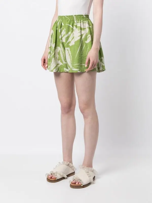 BAMBAH Linden Leaf-print Shorts
