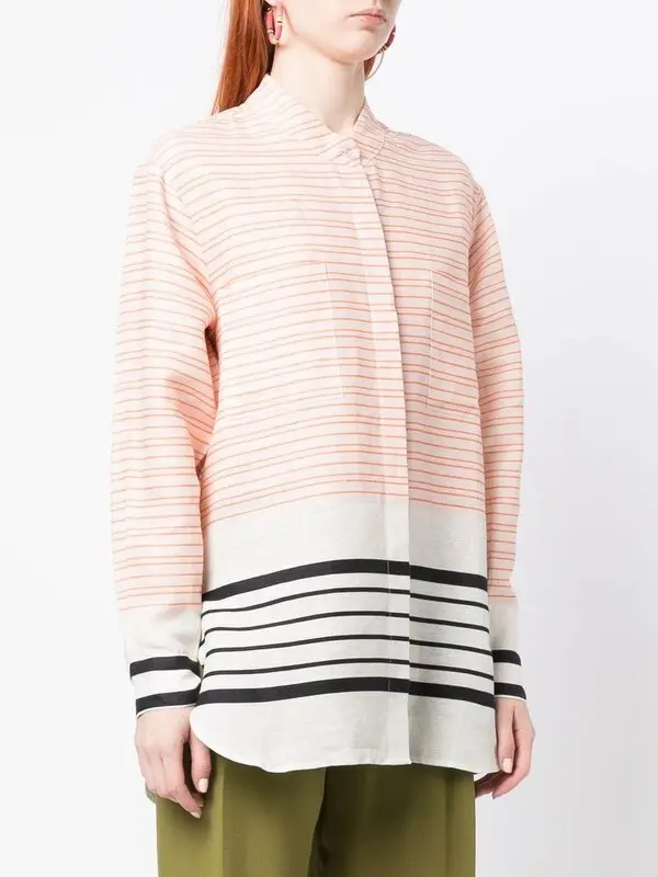 BAMBAH Aida Striped Linen Shirt