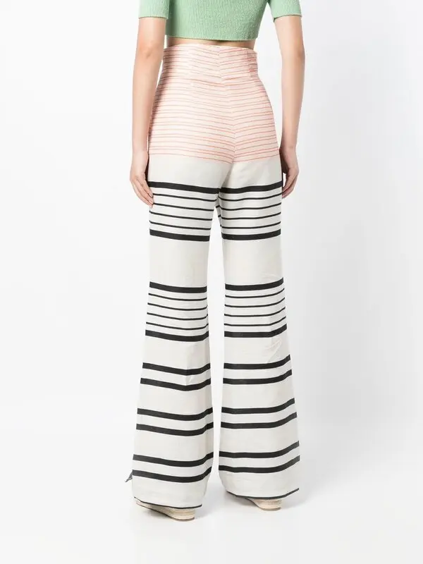 BAMBAH High-rise Striped Trousers