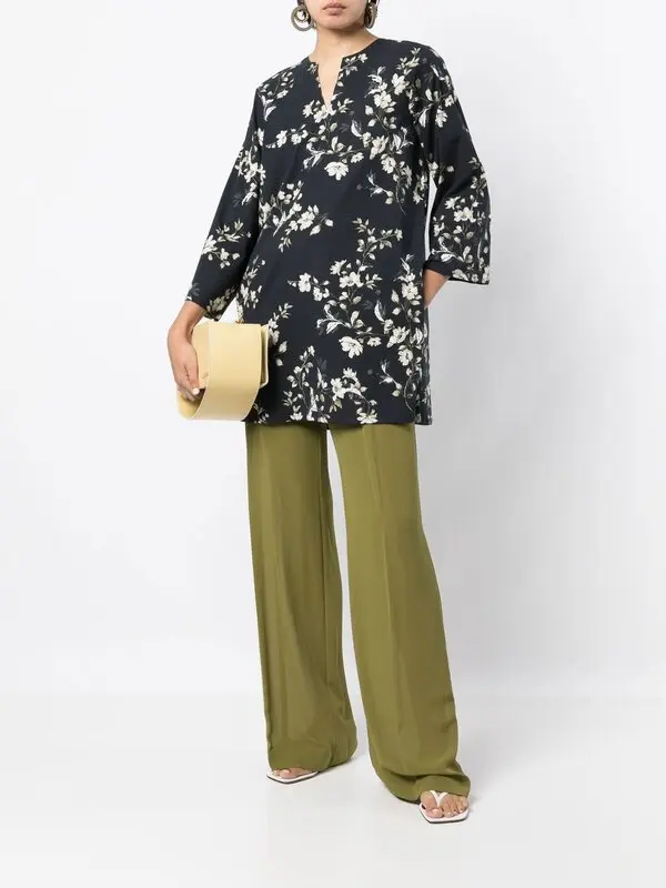 BAMBAH Floral-print Cotton-blend Tunic