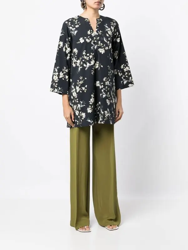 BAMBAH Floral-print Cotton-blend Tunic
