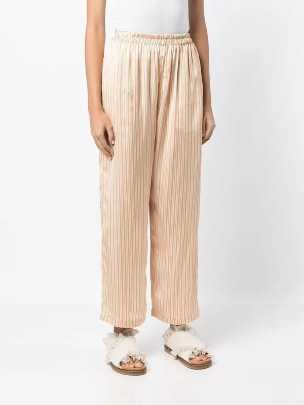 BAMBAH Stripe-print Straight-leg Trousers
