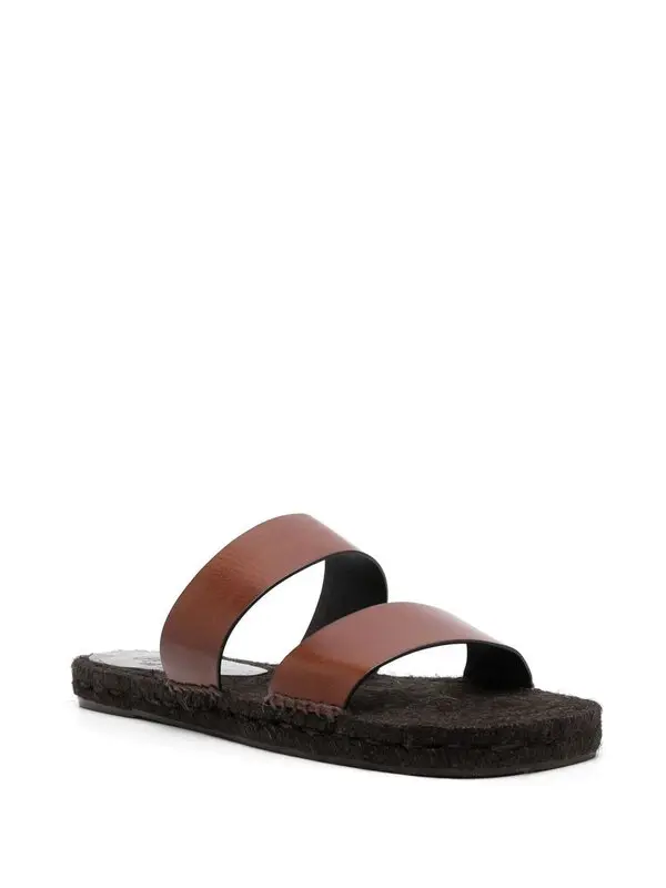 CastaÑer Kim Double-strap Espadrille Slides