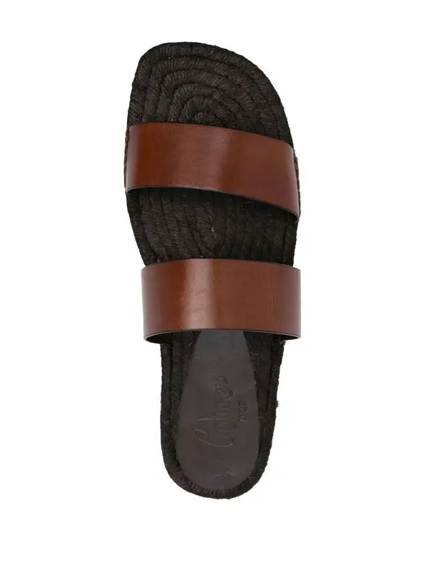 CastaÑer Kim Double-strap Espadrille Slides
