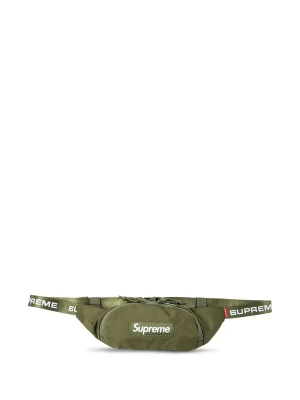 Supreme Logo-patch Belt Bag - Green