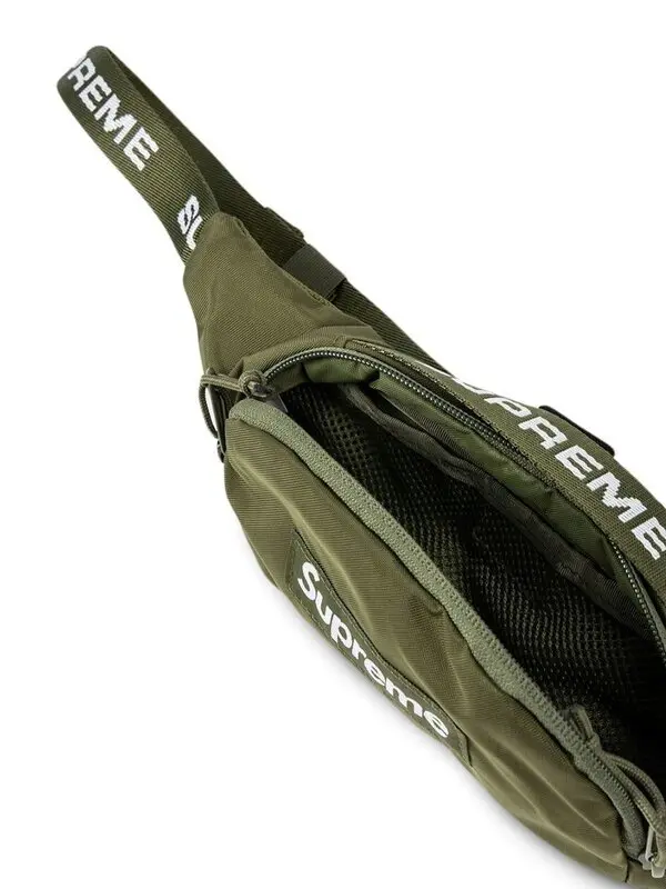 Supreme Logo-patch Belt Bag - Green