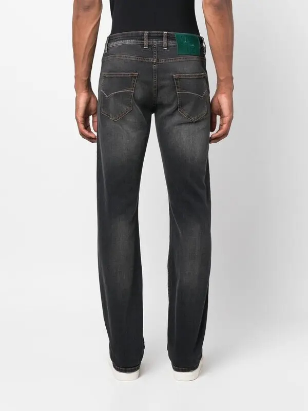 BILLIONAIRE Straight-leg Jeans With Logo Patch