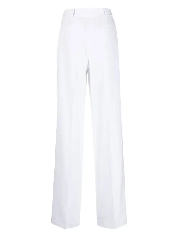 Michael Kors Wide-leg Tailored Trousers - White