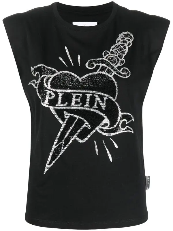 Philipp Plein Crystal-embellished Tank Top