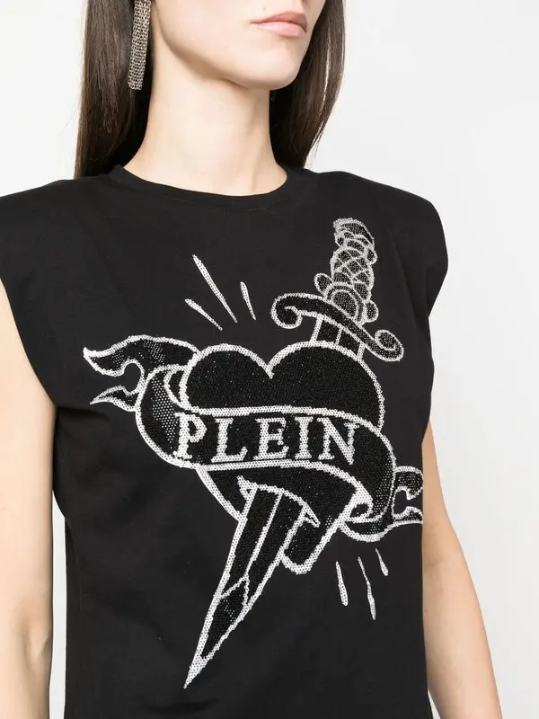 Philipp Plein Crystal-embellished Tank Top