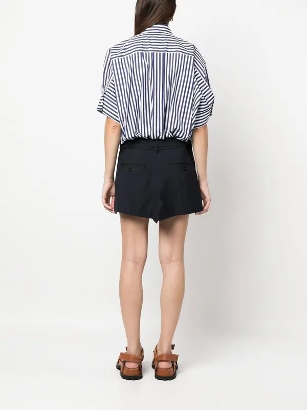 Sacai Striped Panelled Shirtdress
