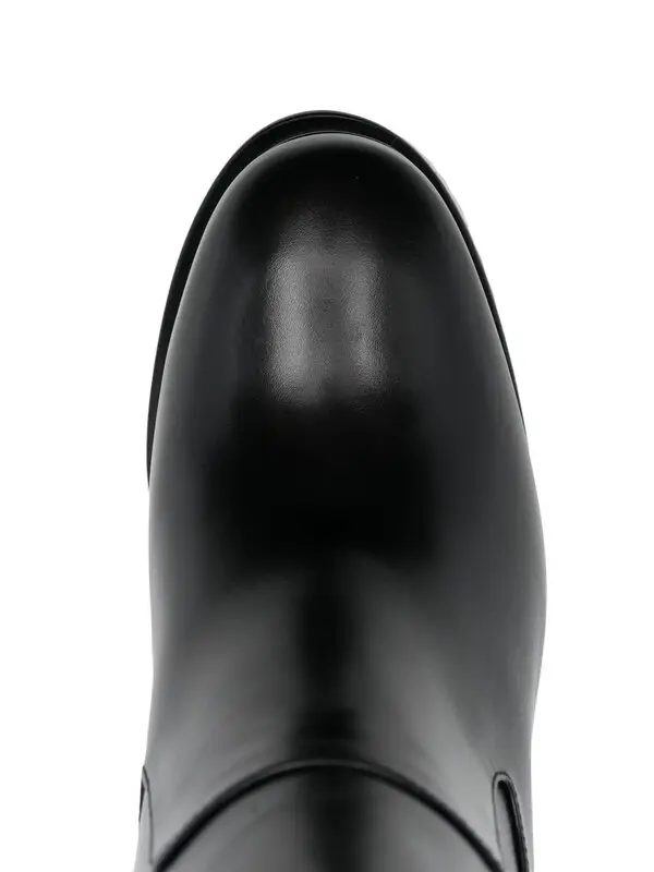 Alexander McQueen 130mm Platform Eyelet Boots
