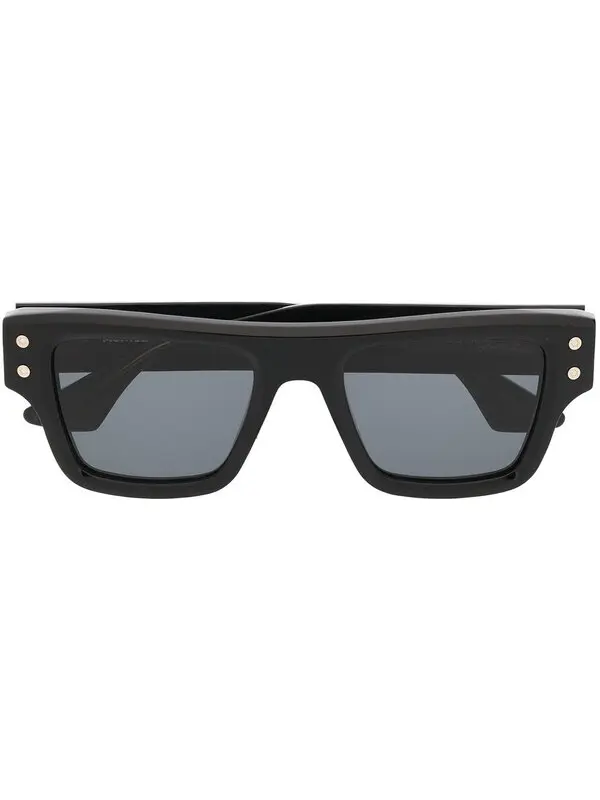 Montblanc Studded Square Sunglasses - Black